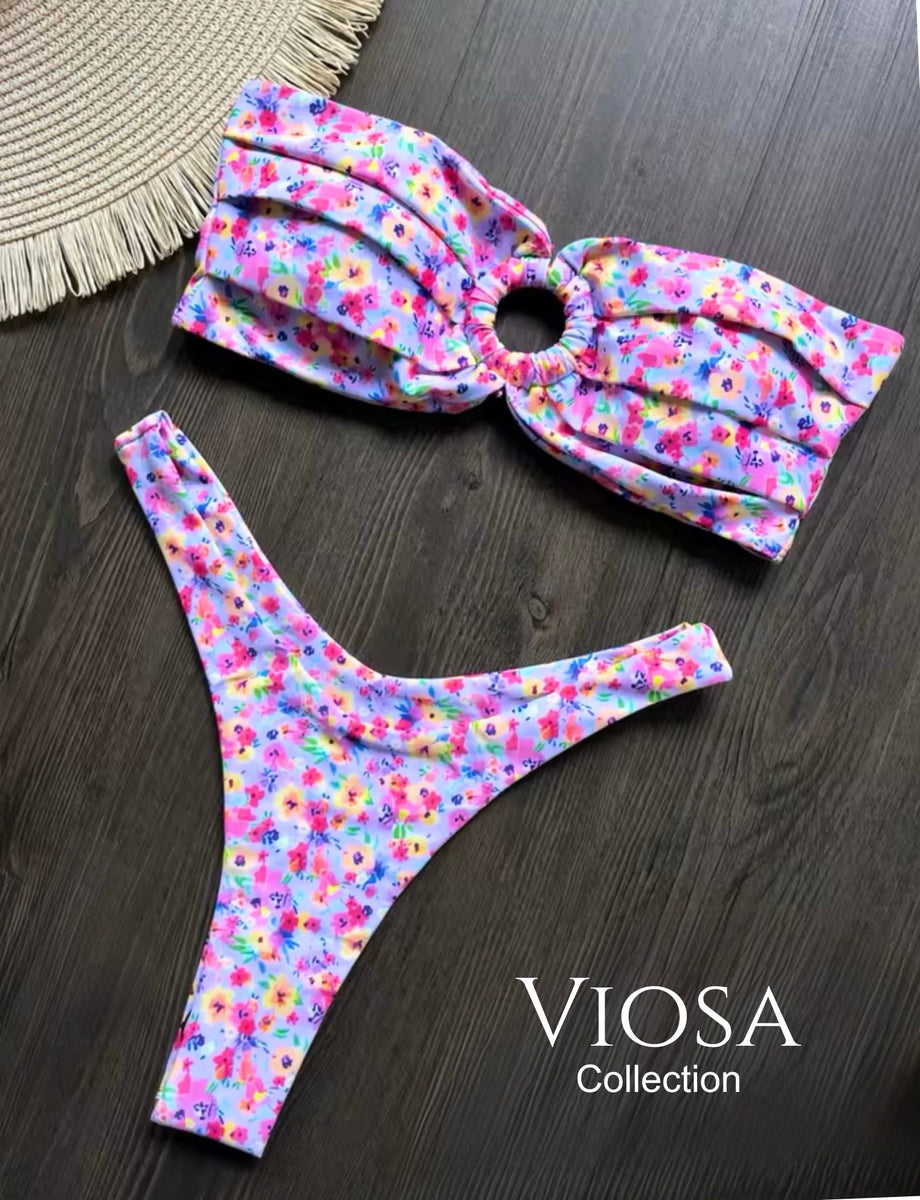 Marianne Bandeau Set: Lilac I’m In Love – Viosa Collection