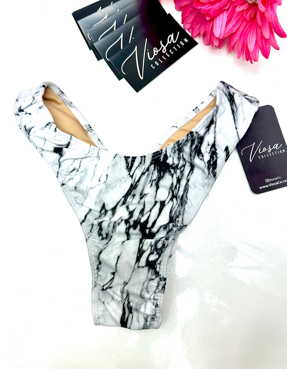 Kimmy Bottoms - White Marble - – Viosa Collection